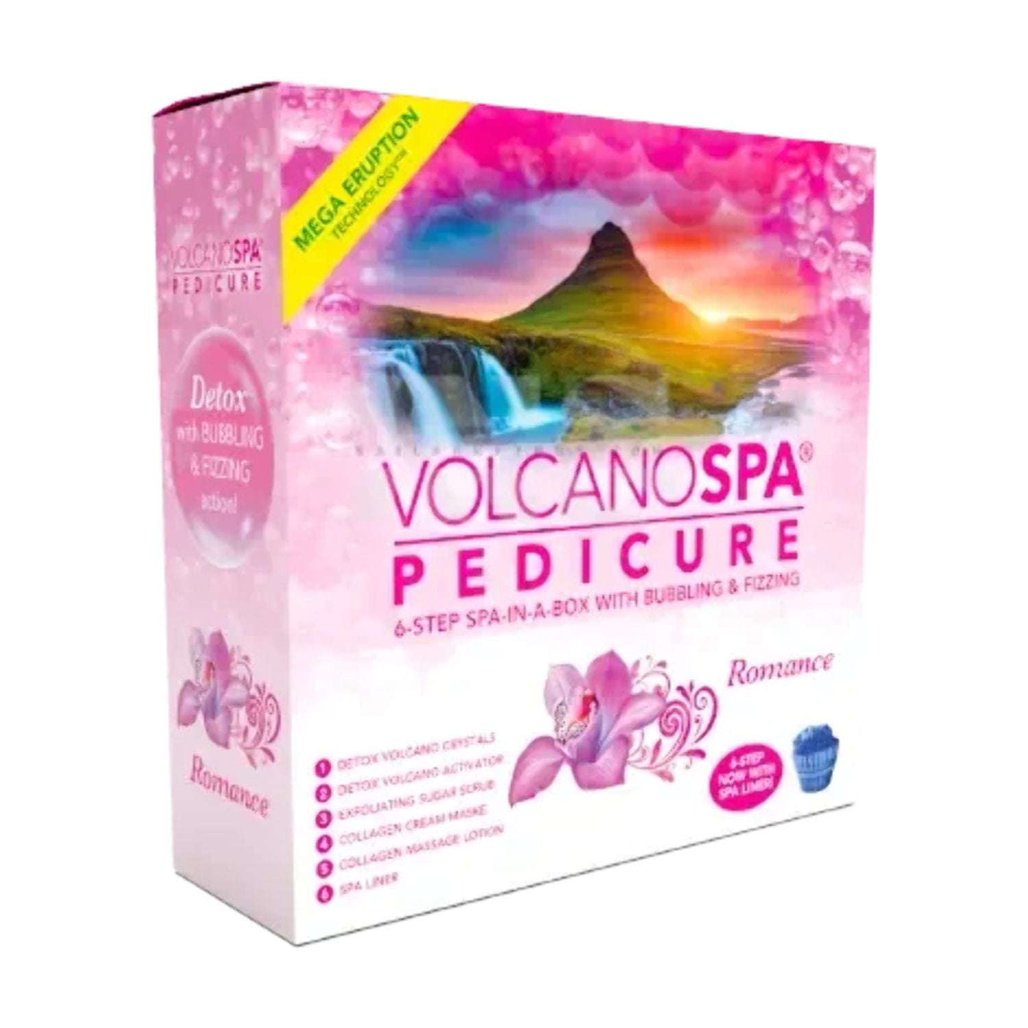 Volcano Pedicure Spa 6 Steps - Romance – Four Seasons Beauty Supply